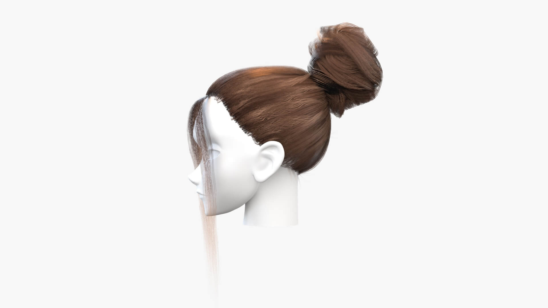 Hair Realistic - 02 3D Model by VRTOON