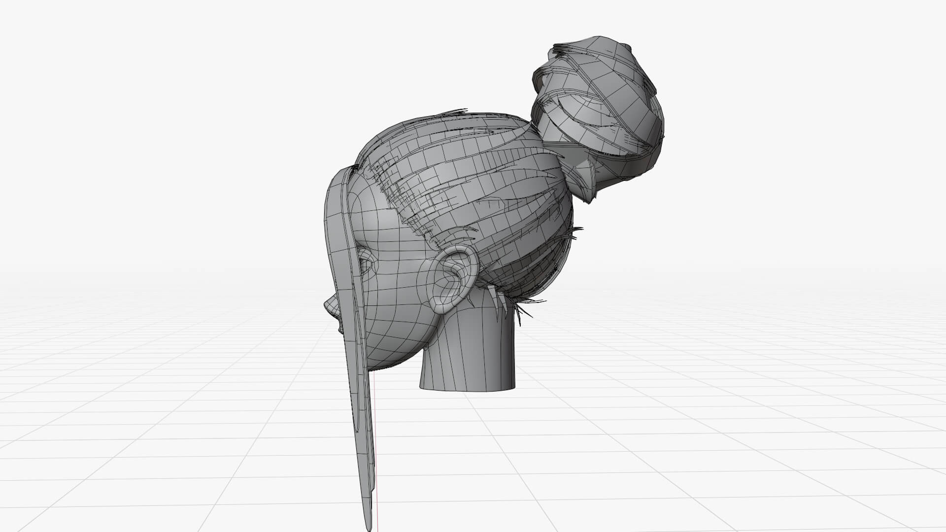 Hair Realistic - 02 3D Model by VRTOON