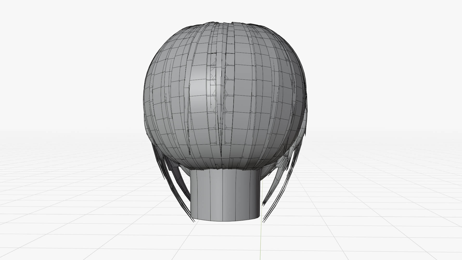 Hair Realistic - 02 3D Model by VRTOON