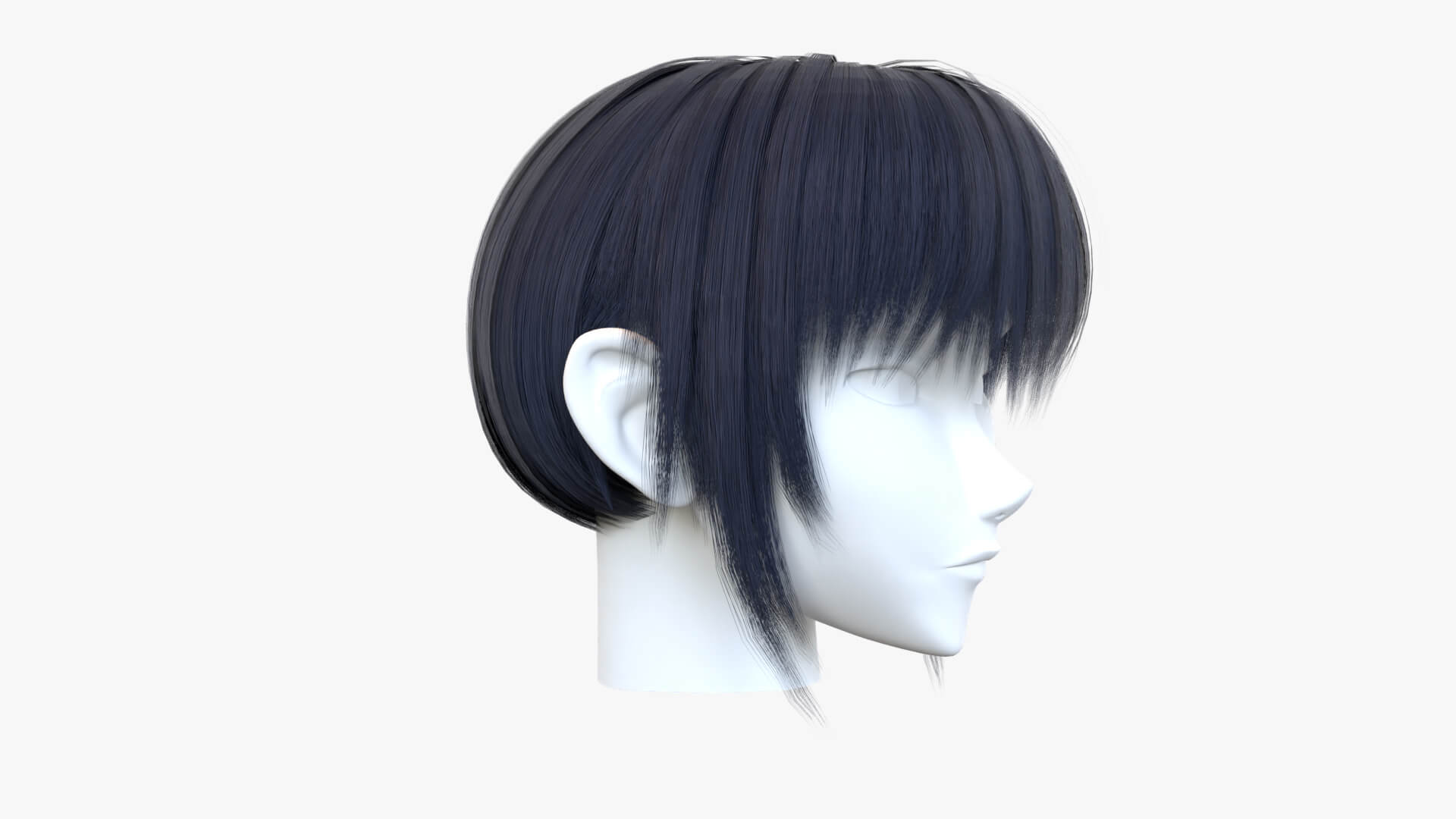 Hair Realistic - 02 3D Model by VRTOON