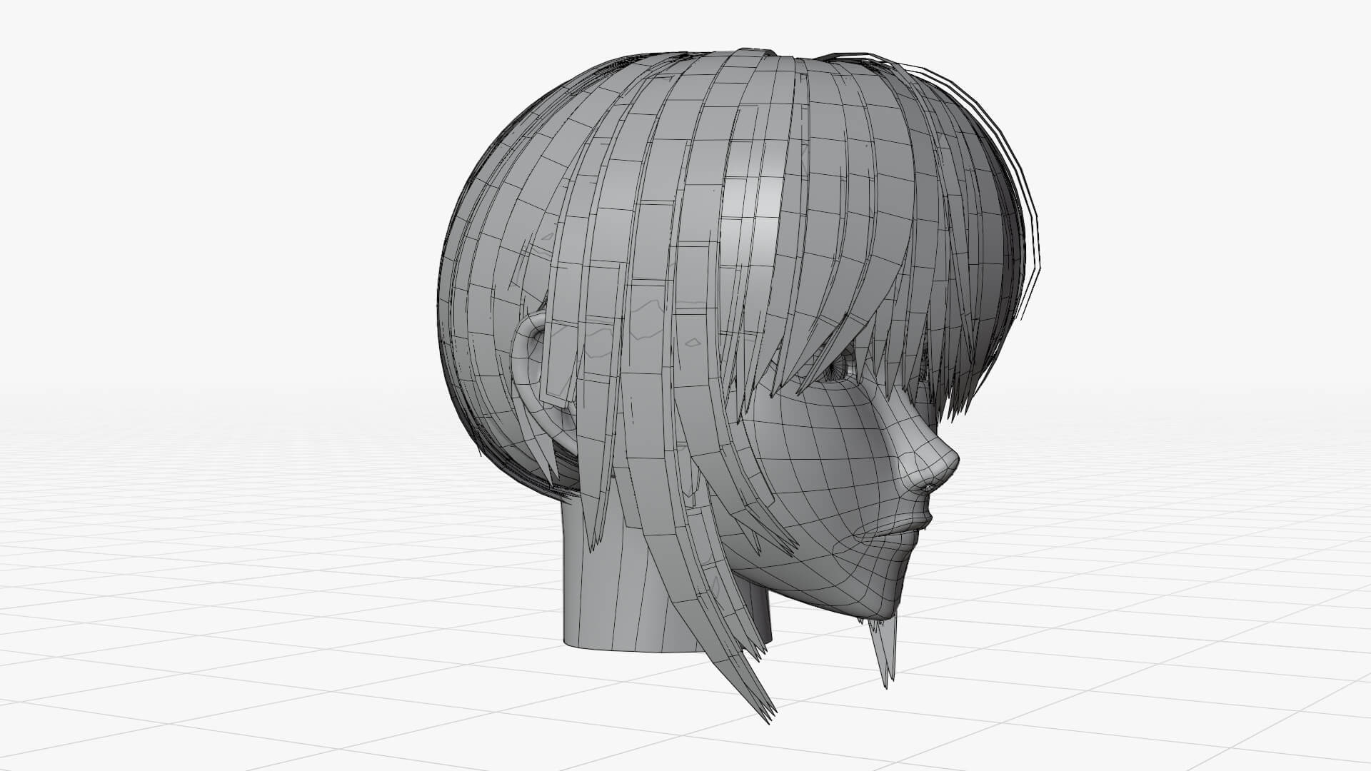 Hair Realistic - 02 3D Model by VRTOON