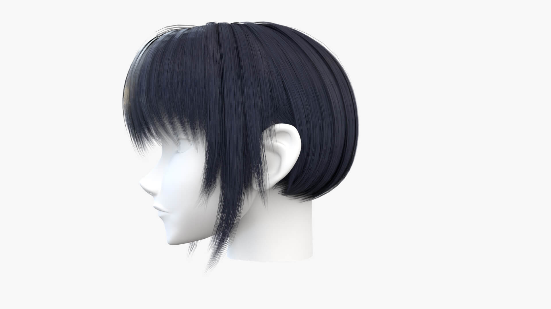 Hair Realistic - 02 3D Model by VRTOON