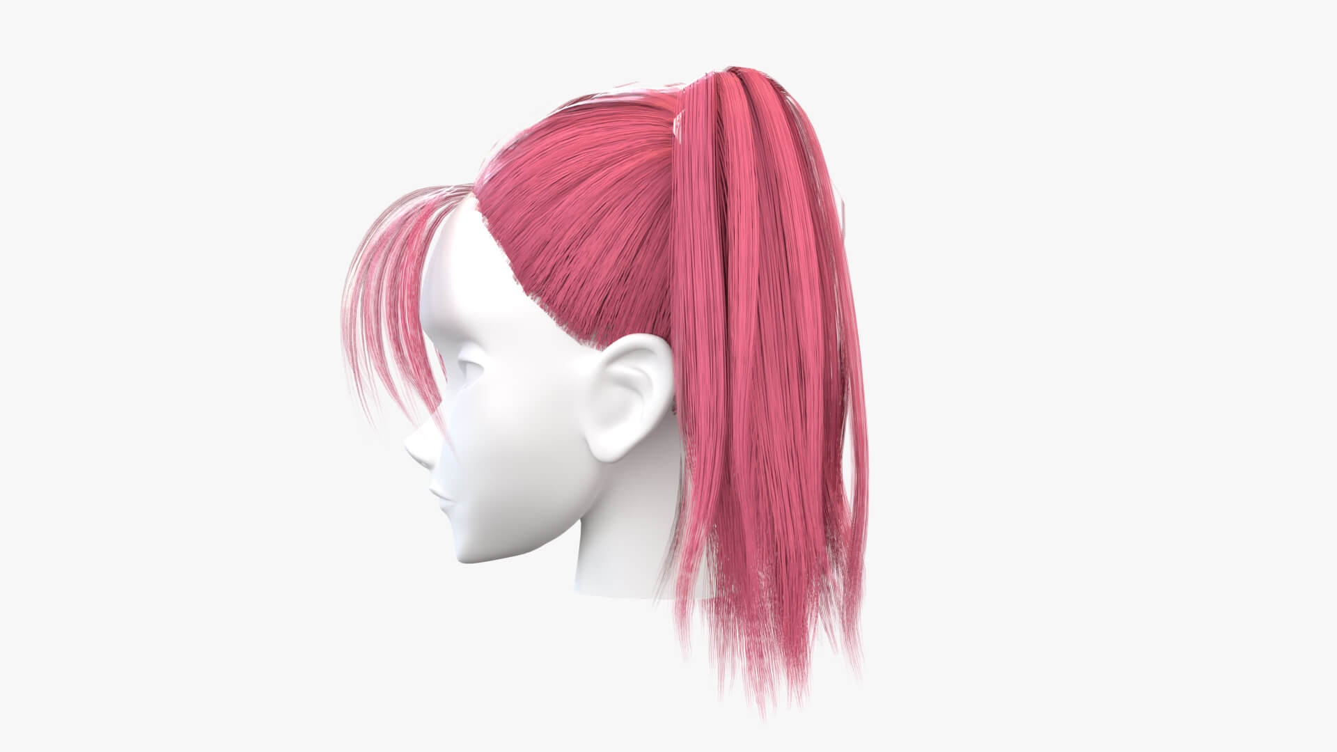 Hair Realistic - 02 3D Model by VRTOON