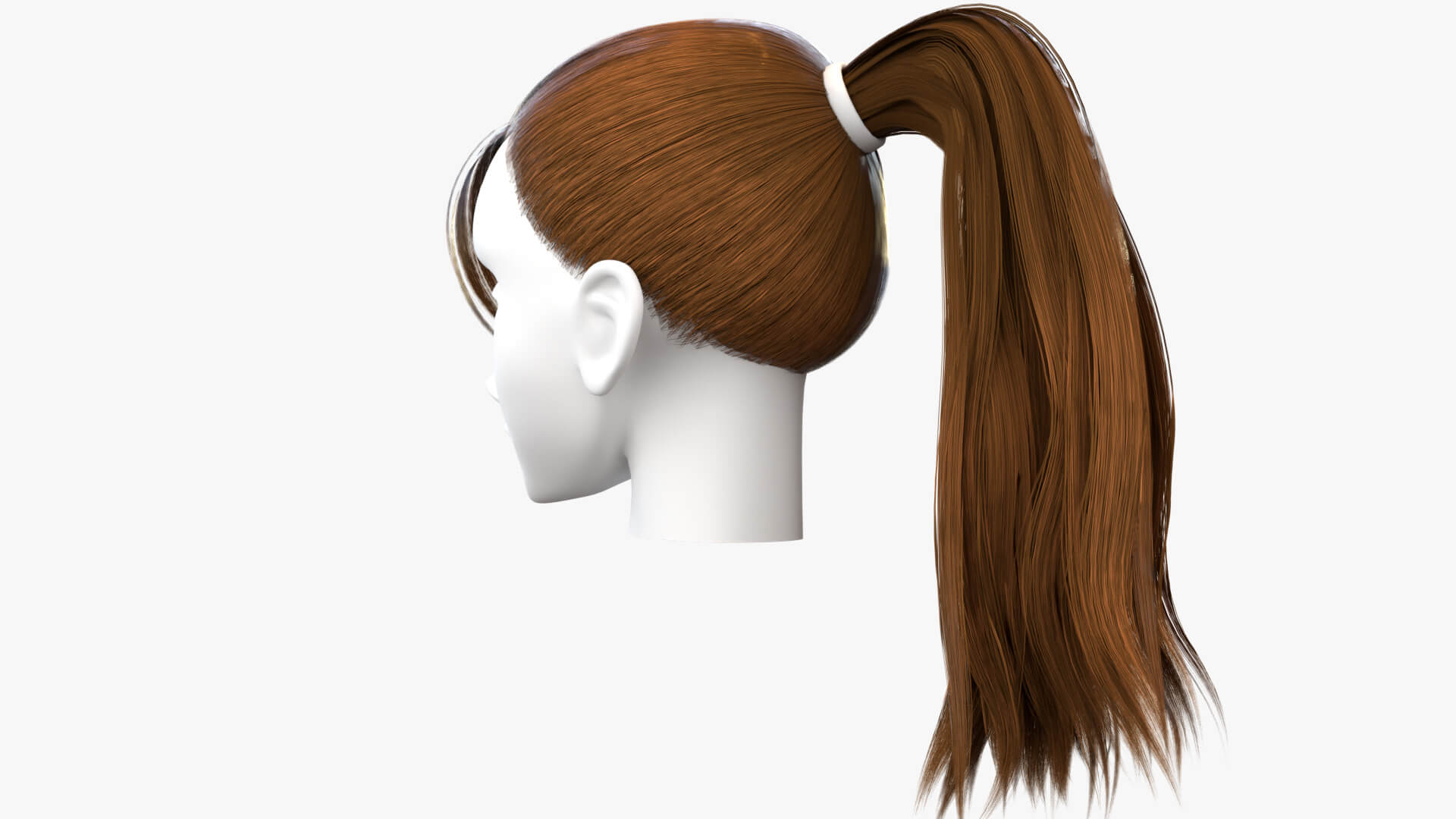 Styled Hair - 01 3D Model by VRTOON