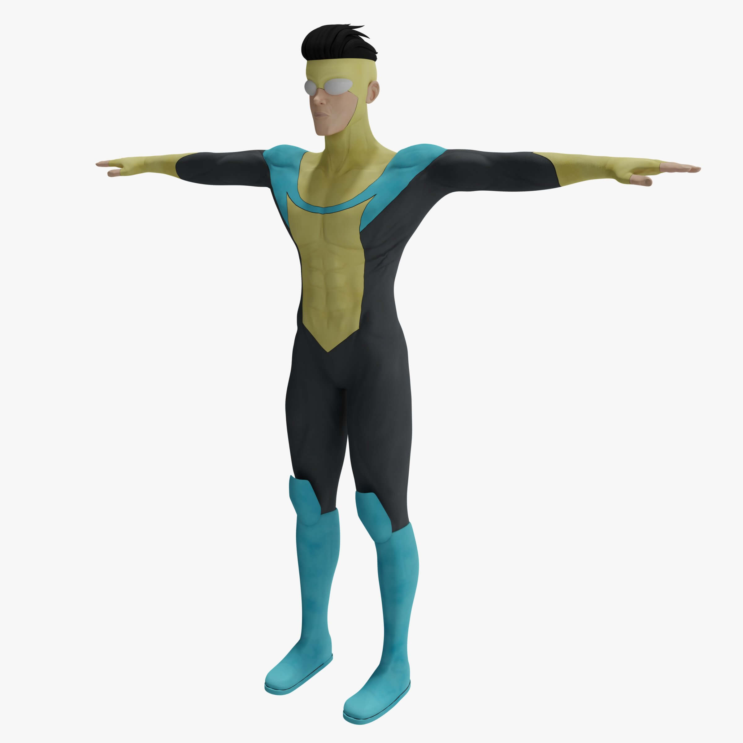Invincible - Mark Grayson 3D Model by VRTOON