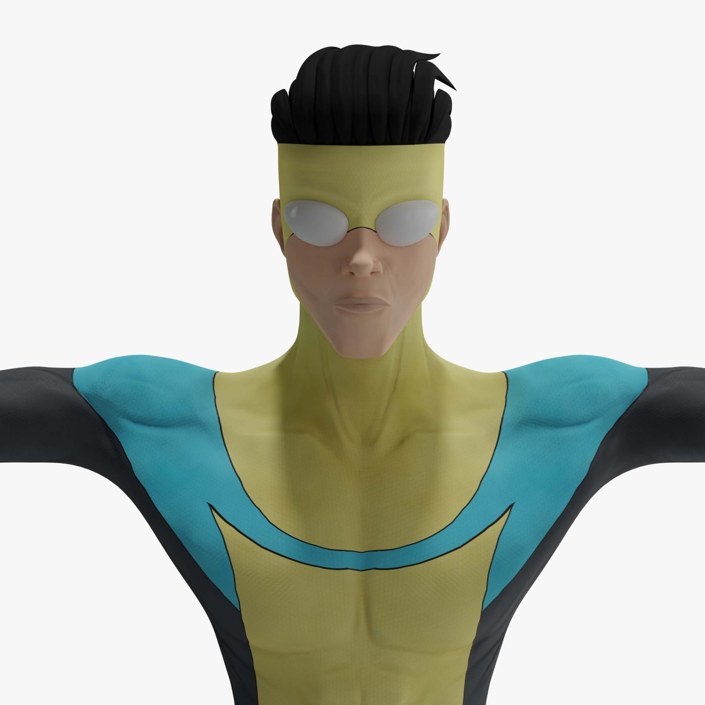 Invincible - Mark Grayson 3D Model by VRTOON