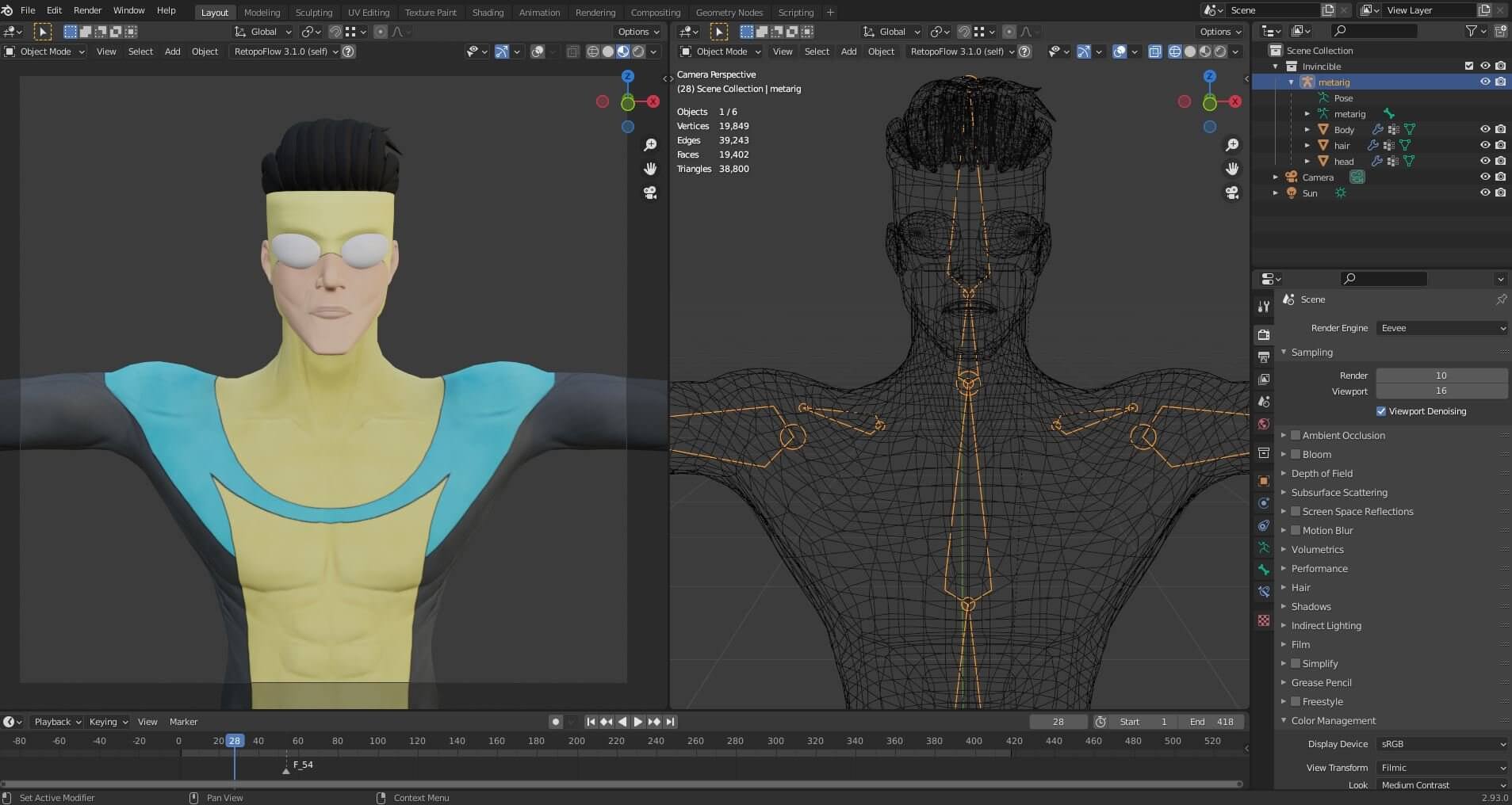 Invincible - Mark Grayson 3D Model by VRTOON
