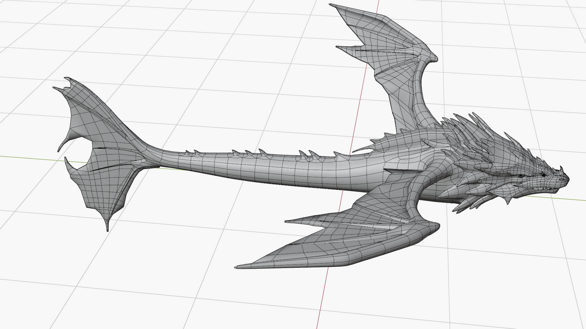 Marine Dragon - 3D Model by VRTOON