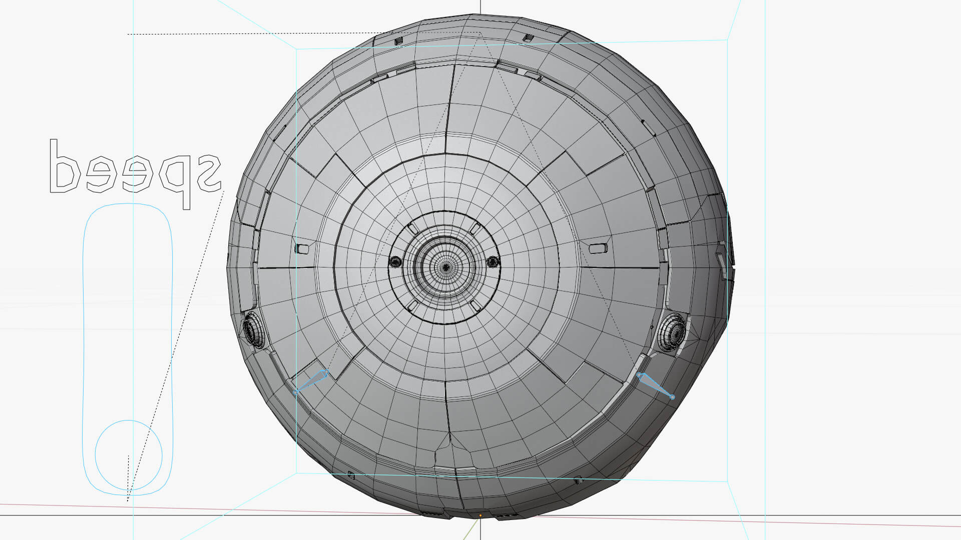 Mini Drone - Spherical Drone 3D Model by VRTOON