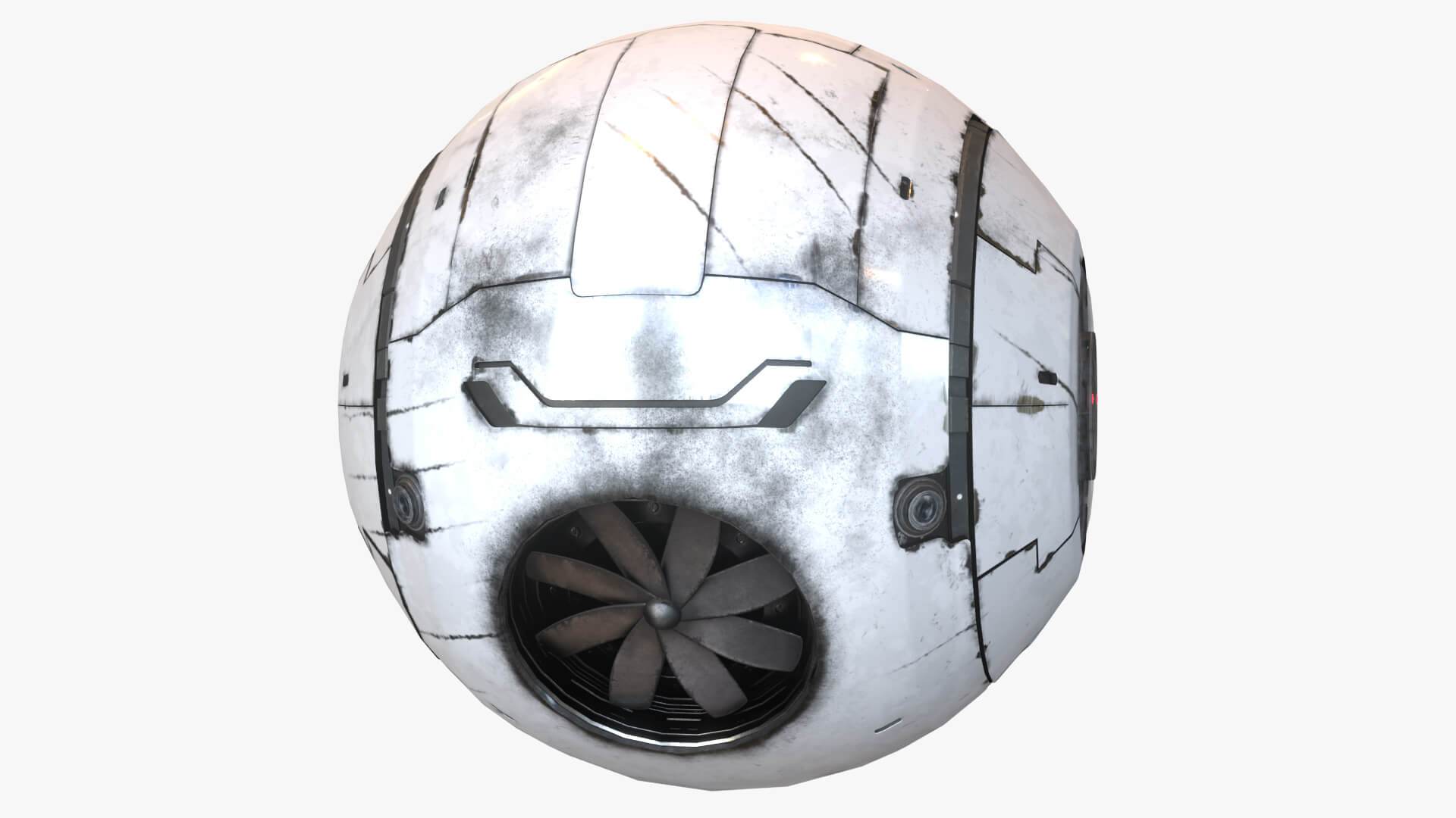Mini Drone - Spherical Drone 3D Model by VRTOON