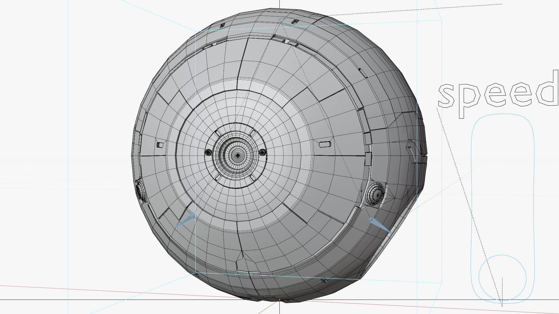 Mini Drone - Spherical Drone 3D Model by VRTOON