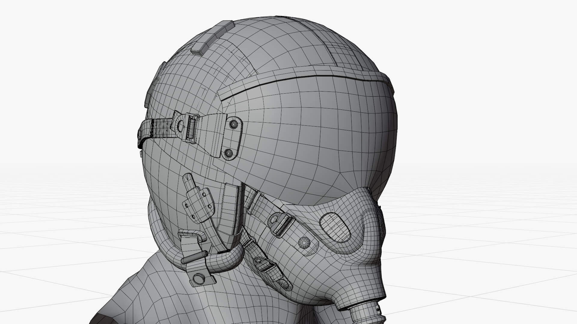 Pilot Helmet - 3D Model by VRTOON