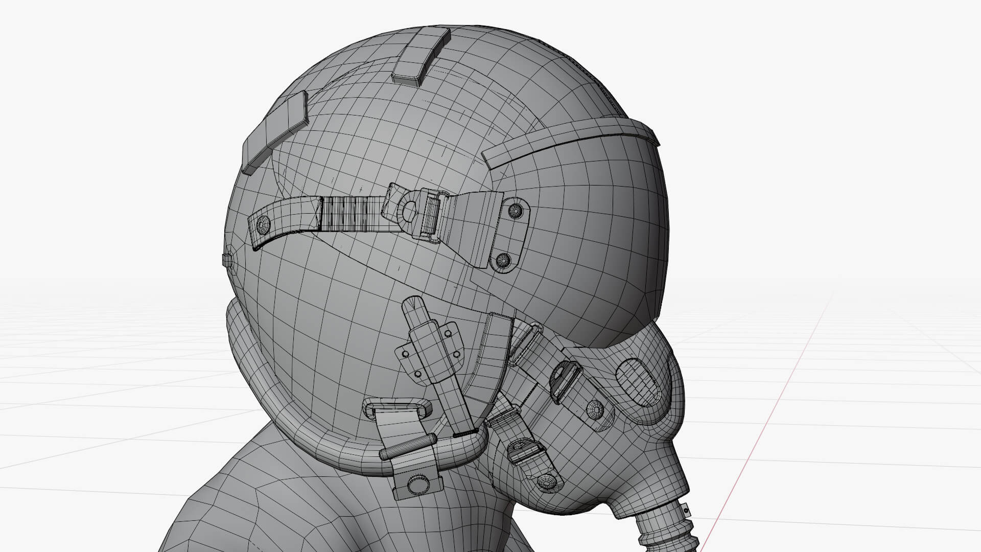 Pilot Helmet - 3D Model by VRTOON