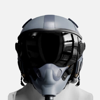Pilot Helmet - 3D Model by VRTOON