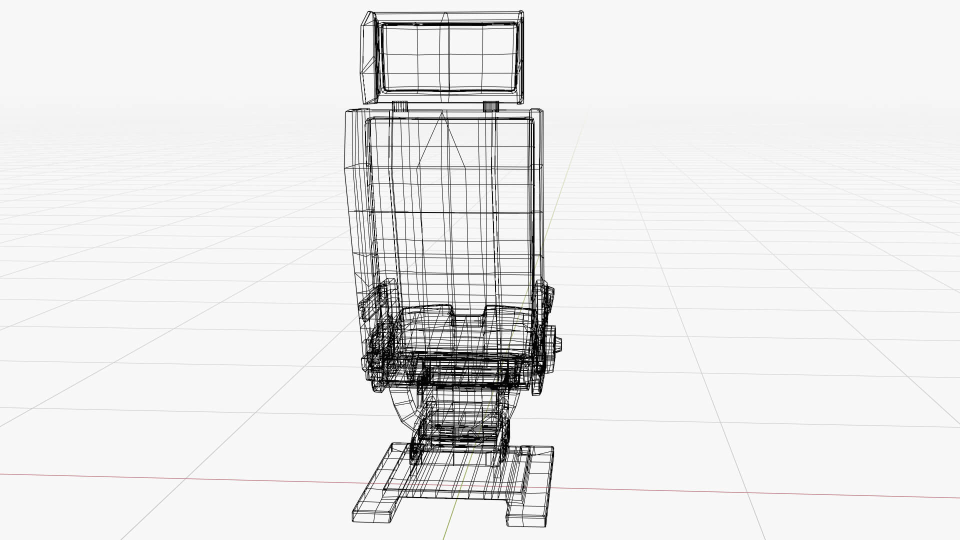 Sci-Fi Pilot's Chair 3D Model by VRTOON