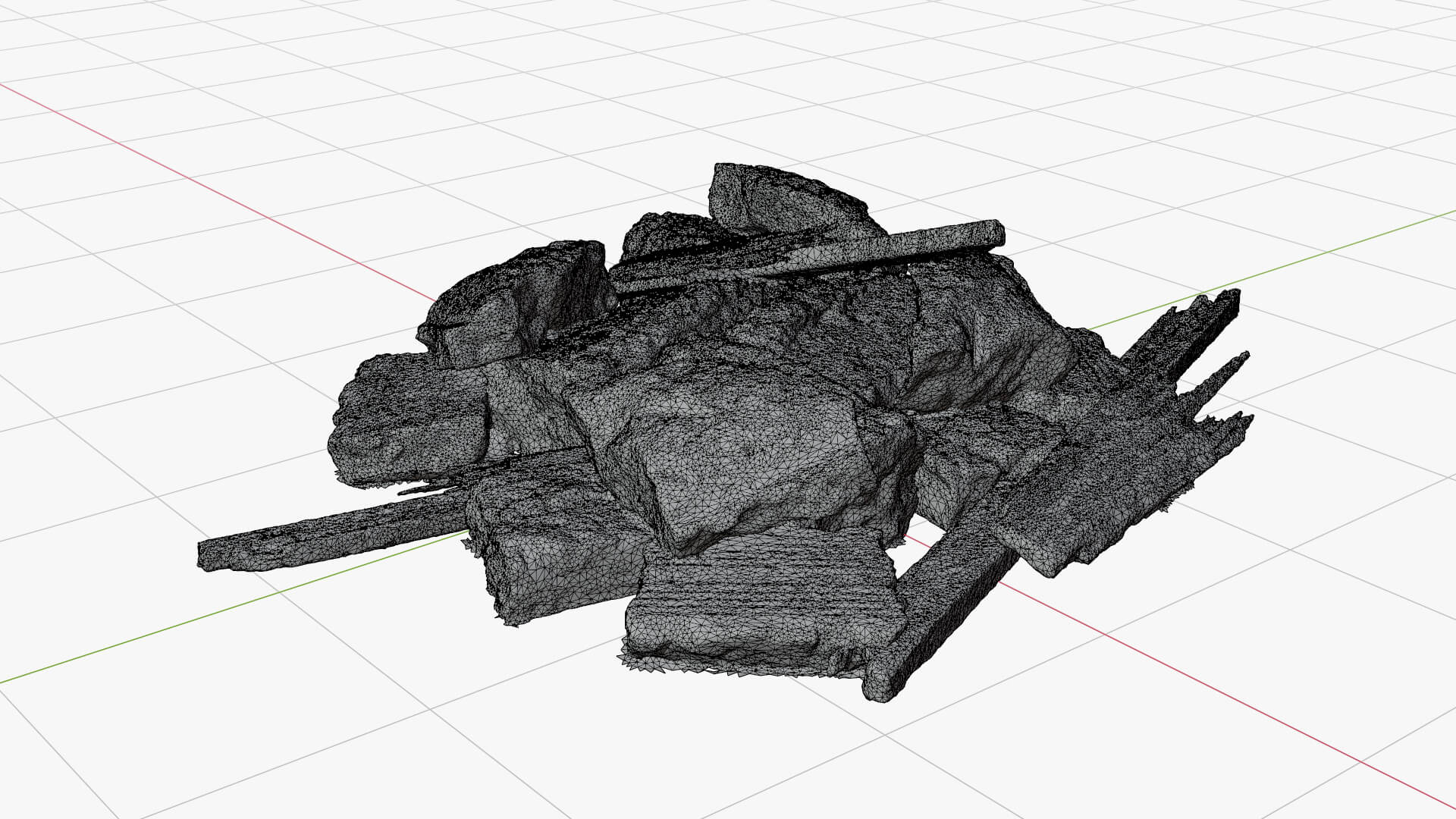 Scanned Construction Debris 02 - 3D Model by VRTOON