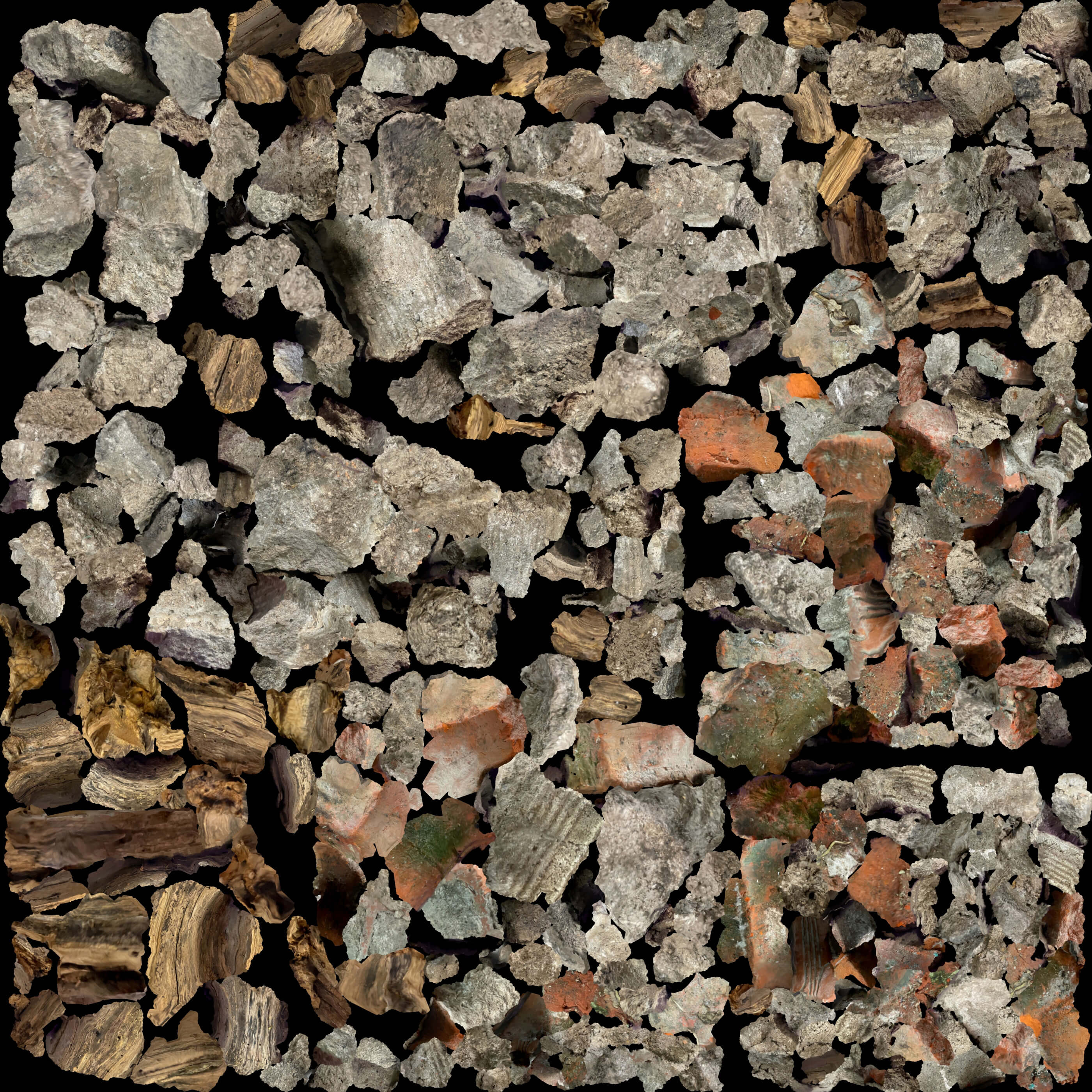 Scanned Construction Debris - 3D Model by VRTOON