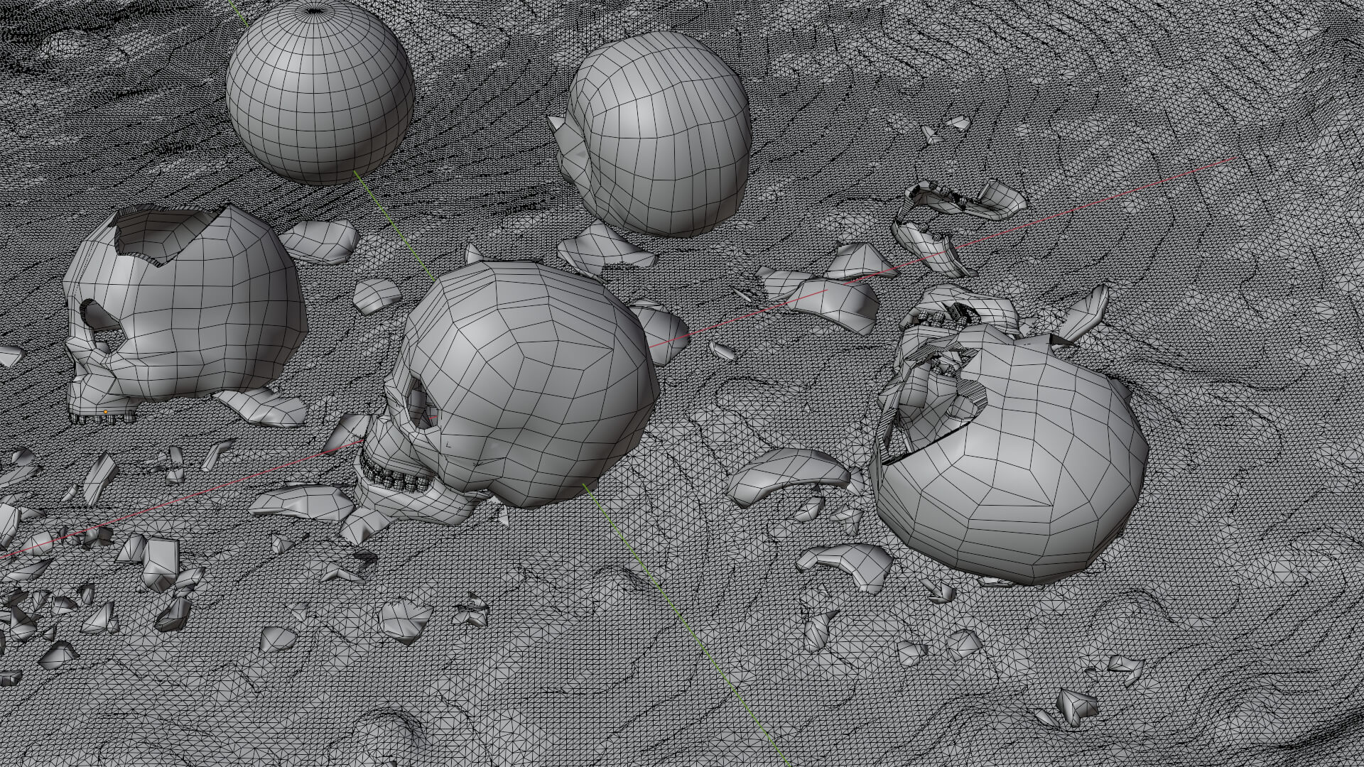 Human Skull Collection - 3D Model by VRTOON