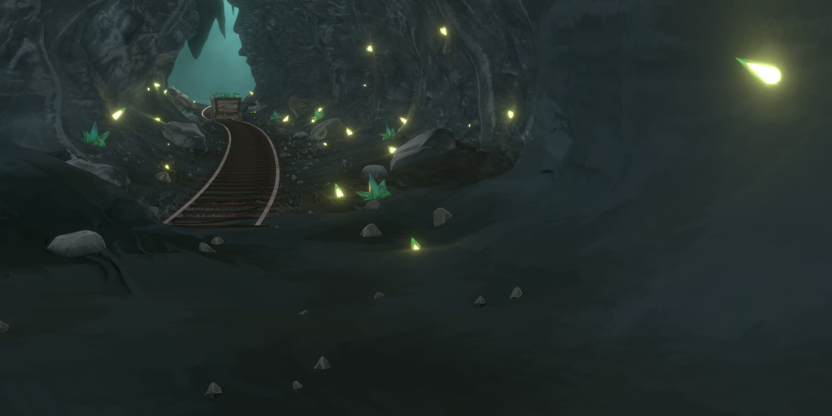 Stylized Cave for Anime and Cartoons - 3D Model by VRTOON