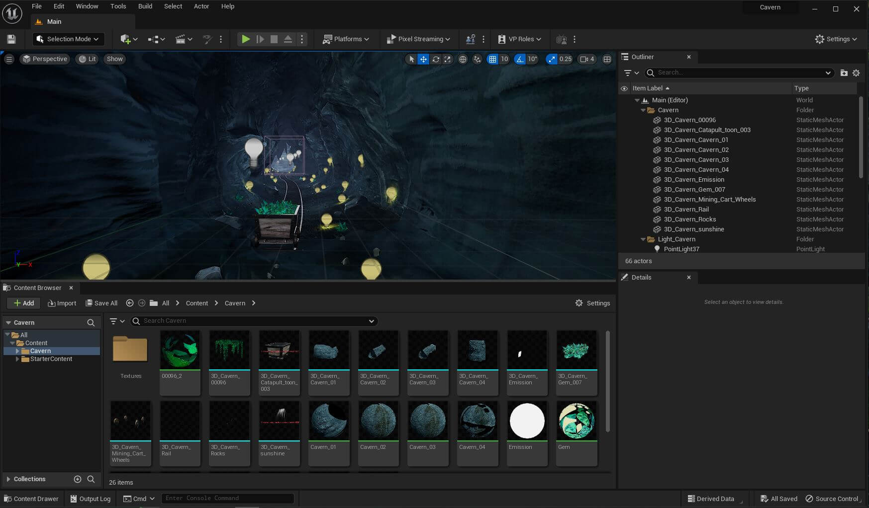 Stylized Cave for Anime and Cartoons - 3D Model by VRTOON