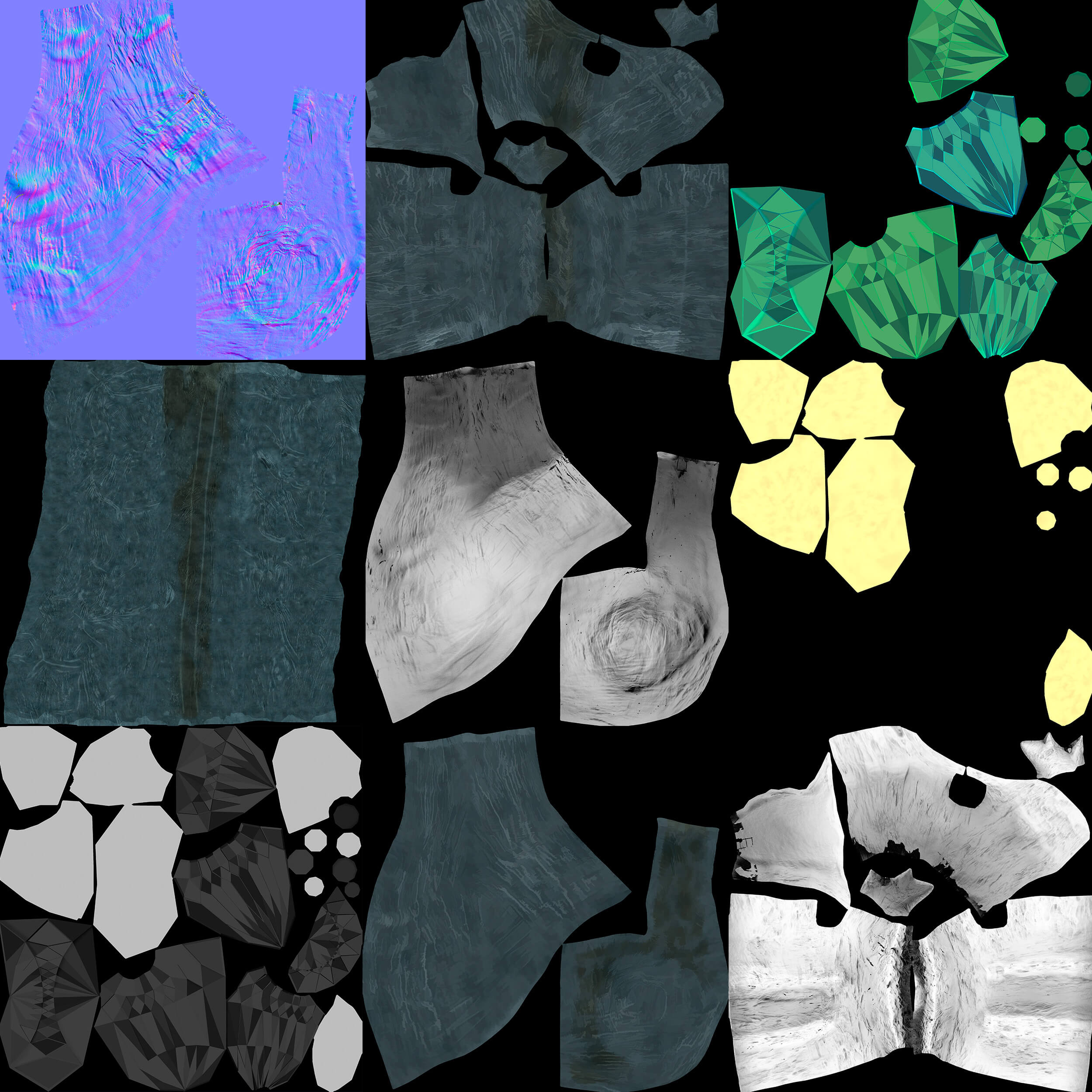 Stylized Cave for Anime and Cartoons - 3D Model by VRTOON