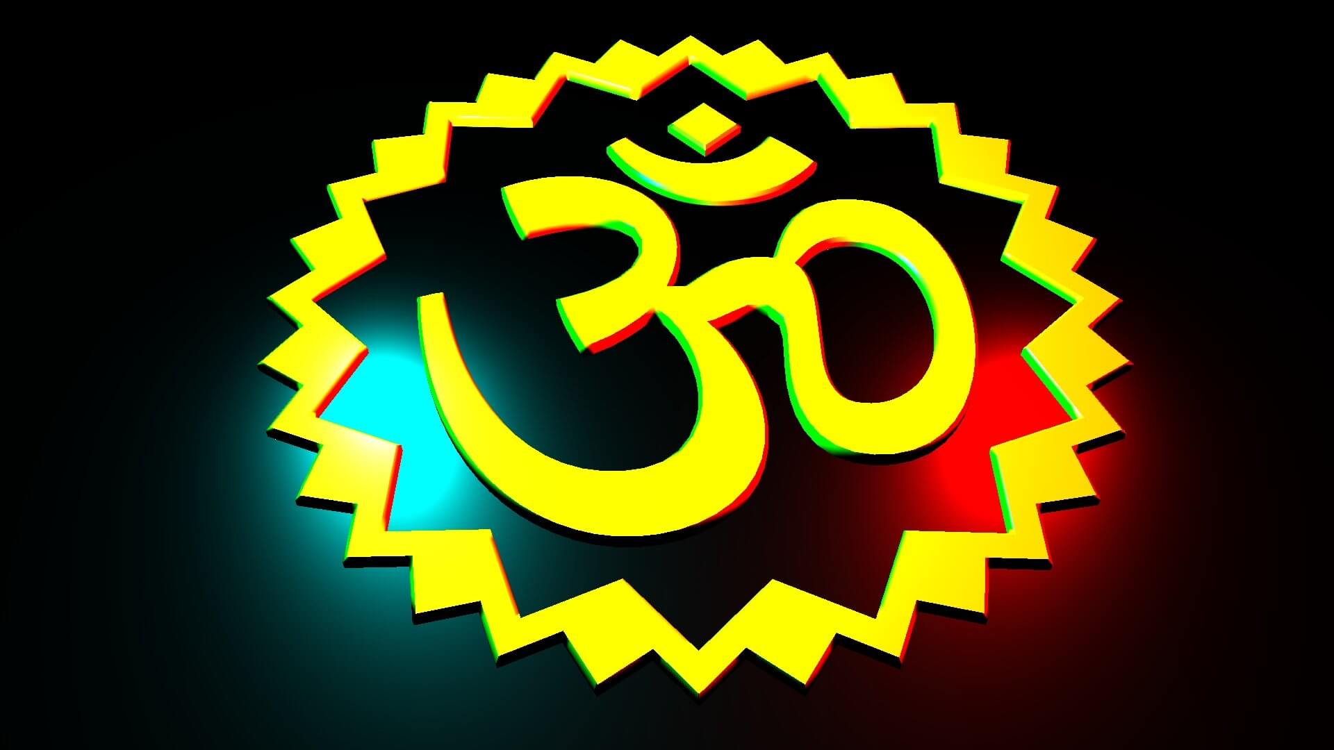 Om Symbol 3d