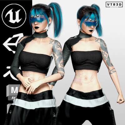 Uv Mapped Models | People | Sci Fi Characters | RenderHub