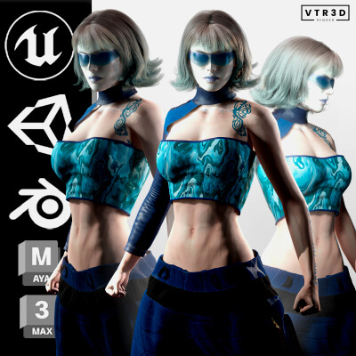 Uv Mapped Models | People | Sci Fi Characters | RenderHub