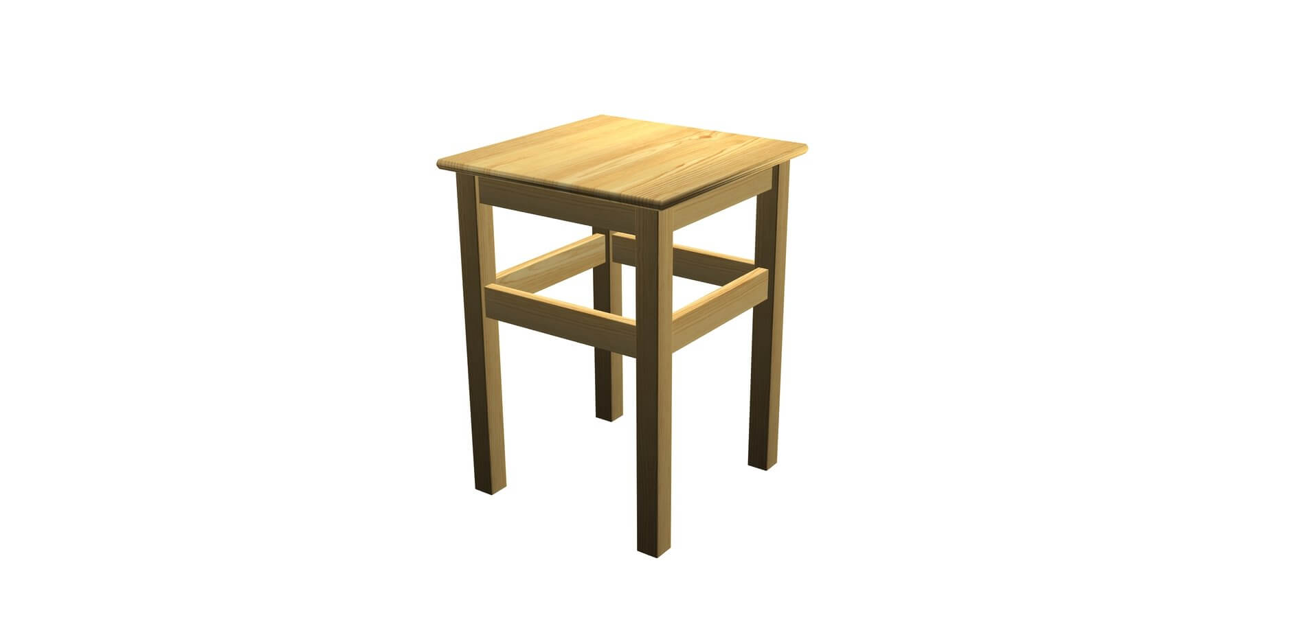 Basic Wooden Chair - Free 3D Model by vujke011