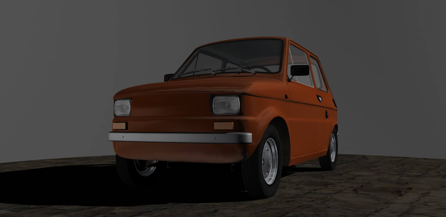 Fiat 126 - 3D Model by vujke011