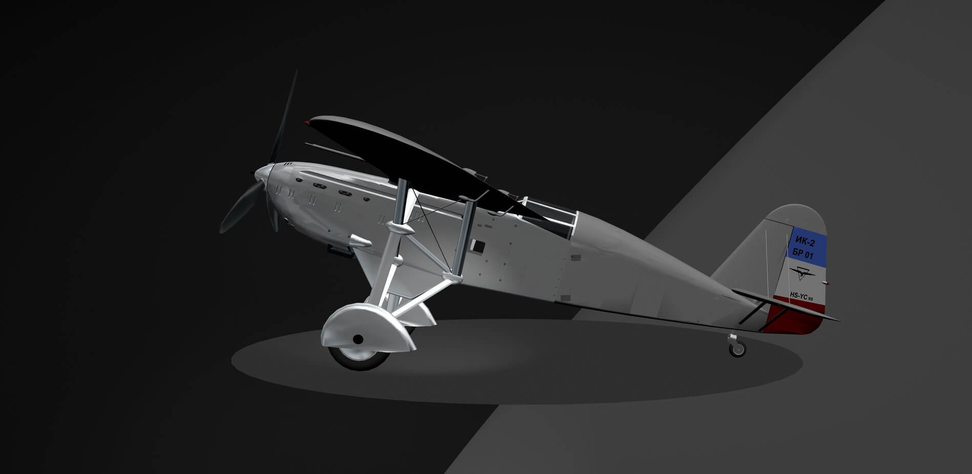Ikarus IK-2 Br.01 3D Model by vujke011