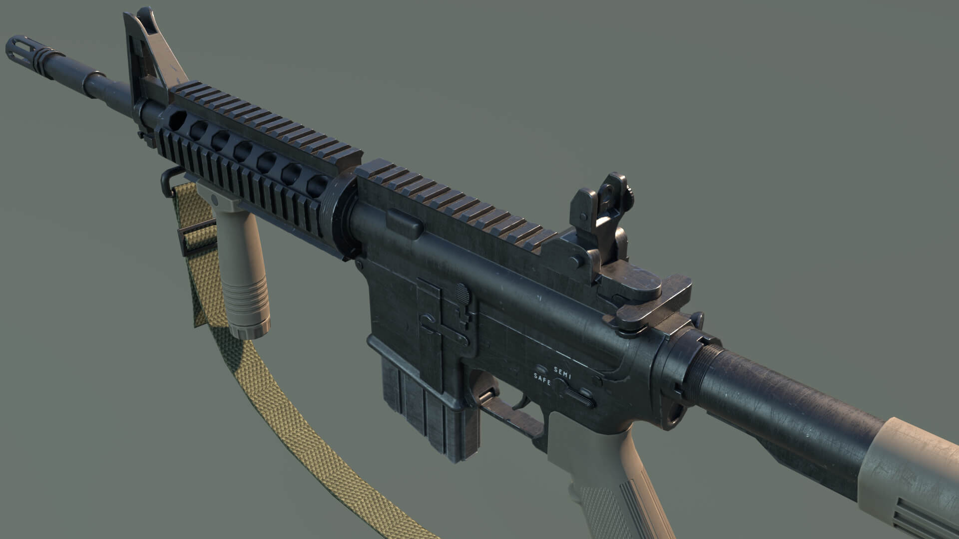 M4A1 Carbine - 3D Model by vvoitec