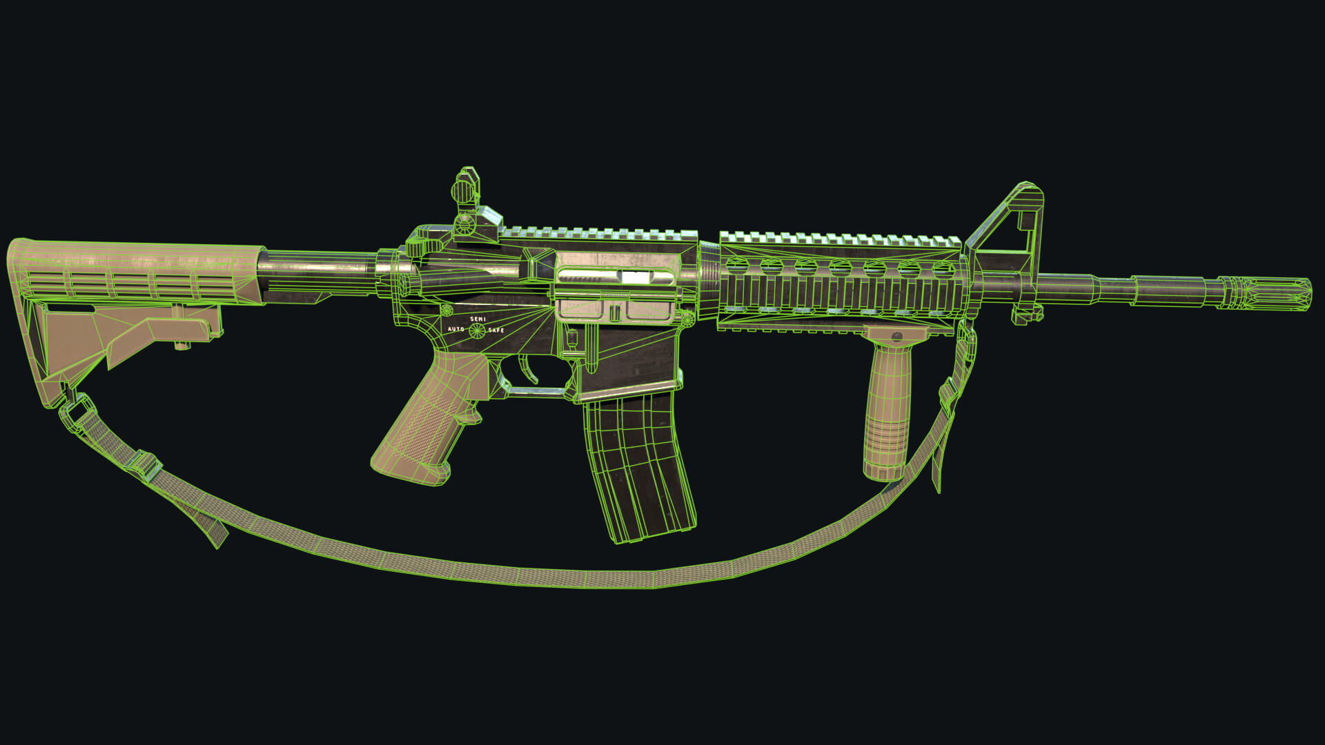 M4A1 Carbine - 3D Model by vvoitec