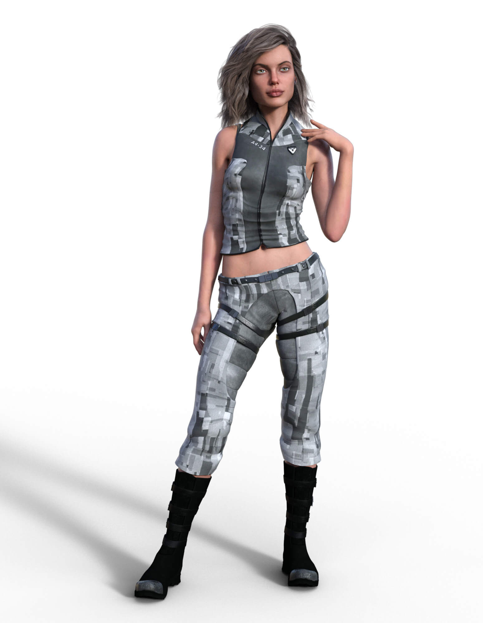 Anjy for Genesis 9 - Daz Content by Vyusur