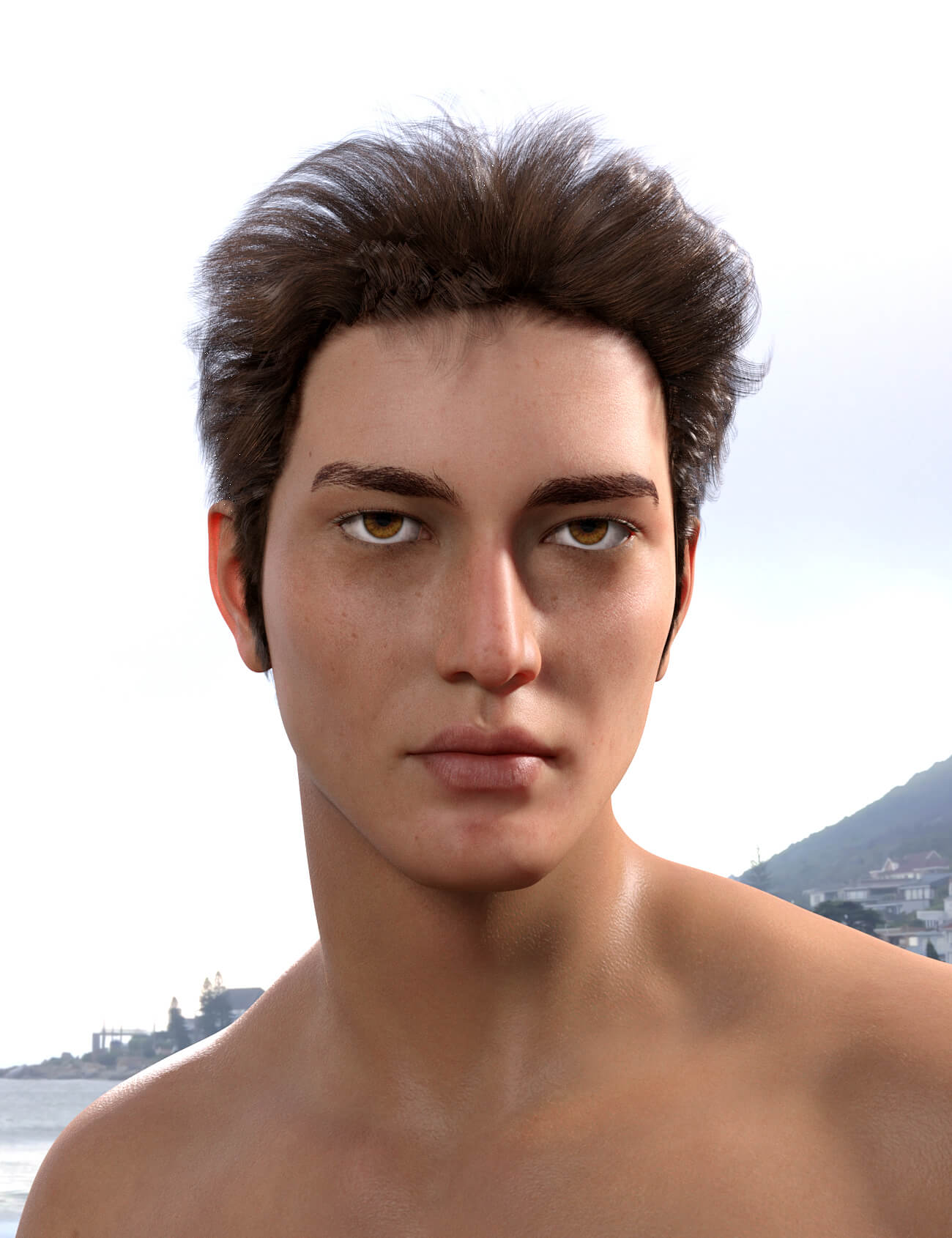 Authentic Skin Texture Merchant Resource for G8M - Daz Content by Vyusur