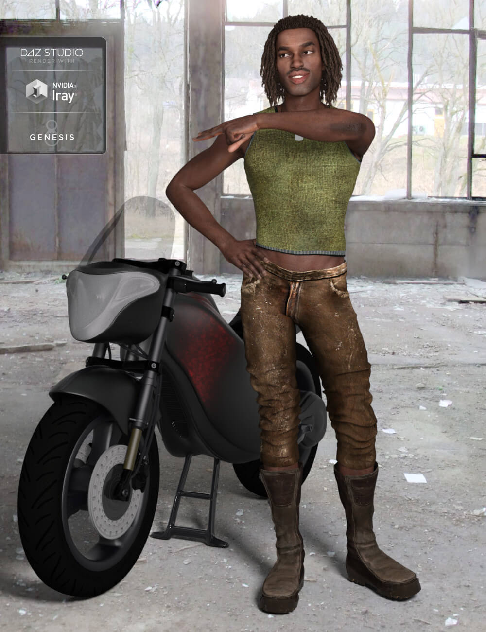 Darsel for Genesis 8 Male - Daz Content by Vyusur