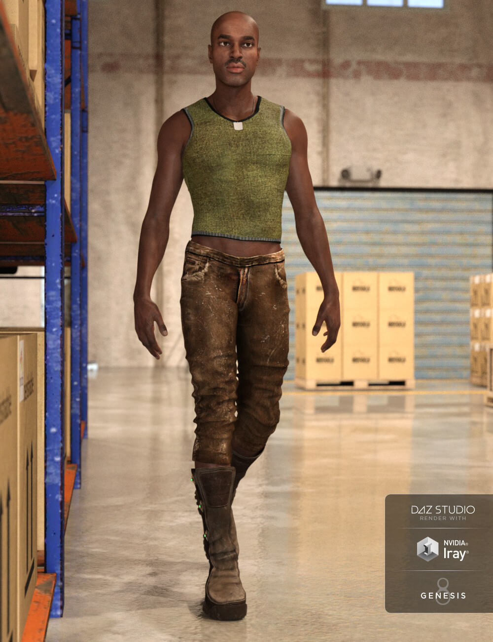 Darsel for Genesis 8 Male - Daz Content by Vyusur