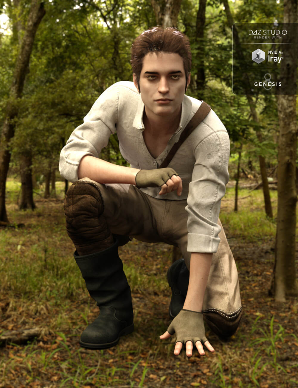 Dwight for Genesis 8 Male - Daz Content by Vyusur