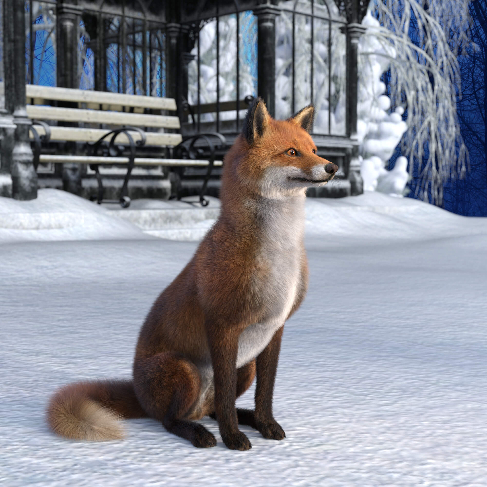 Fox Original Standalone Figure - Daz Content by Vyusur