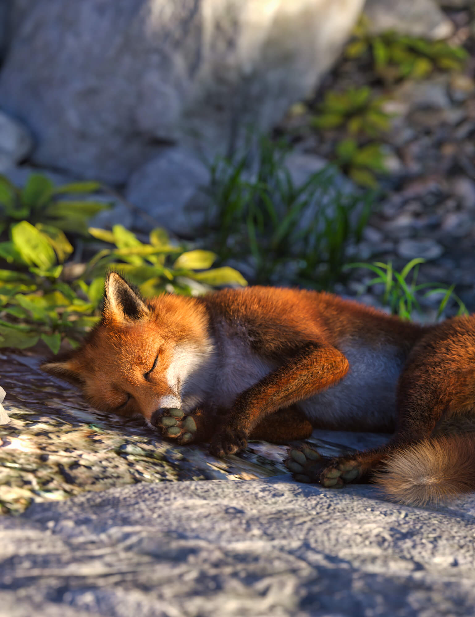 Fox Original Standalone Figure - Daz Content by Vyusur