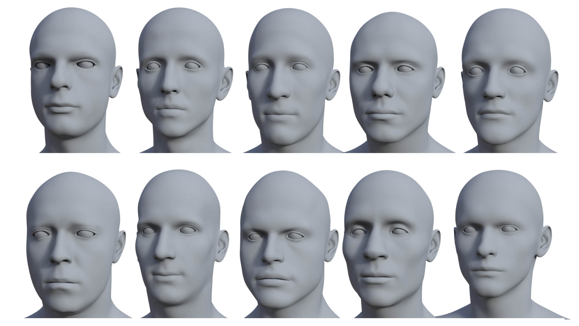 G9 Male Head and Body Shapes Resource Bundle - Daz Content by Vyusur