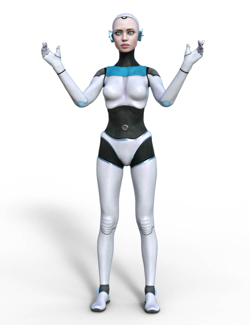 Gynoid 7 Standalone - Daz Content by Vyusur