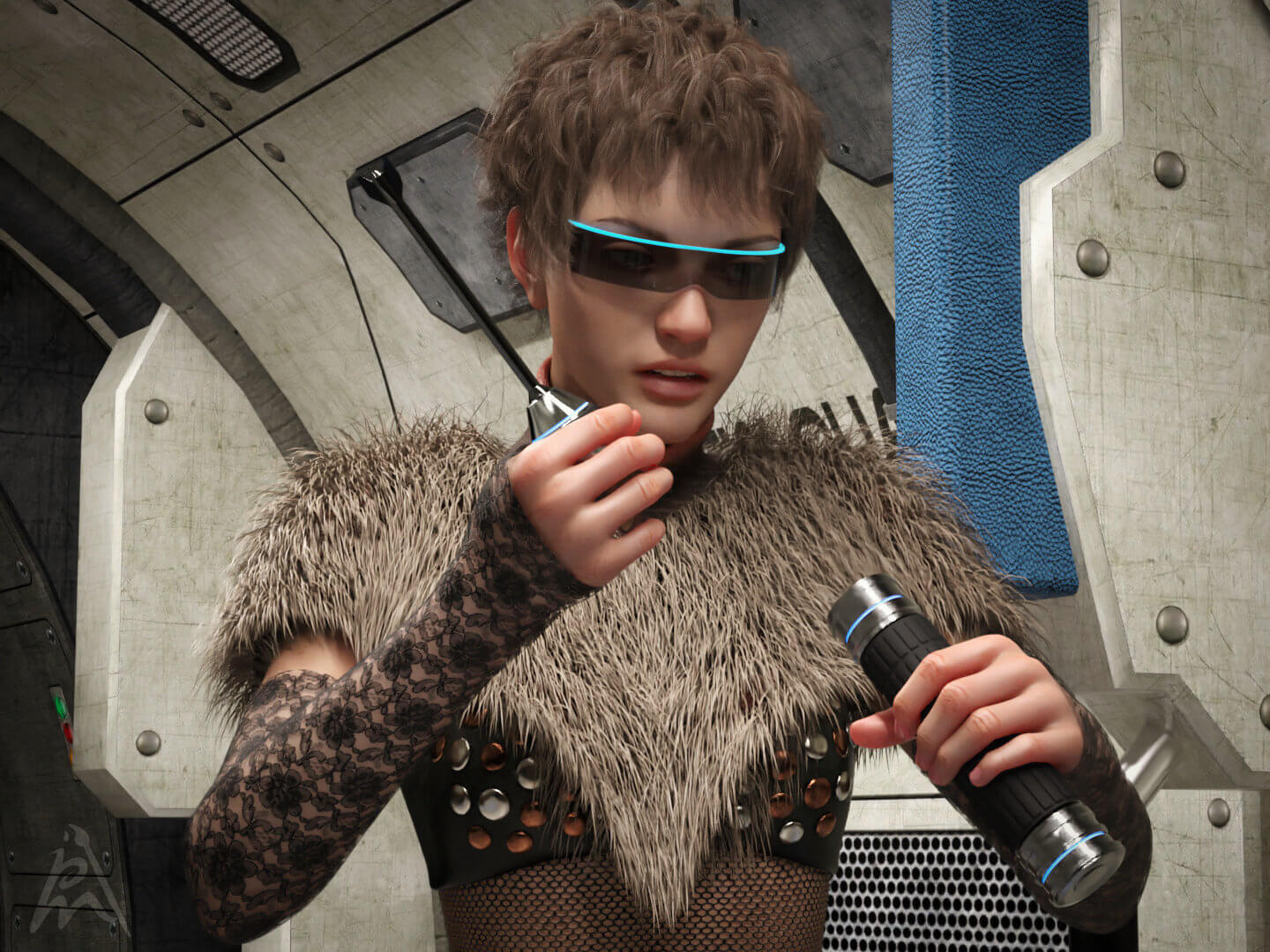 Kora Original Figure With Hair and Outfit for G8F - Daz Content by Vyusur