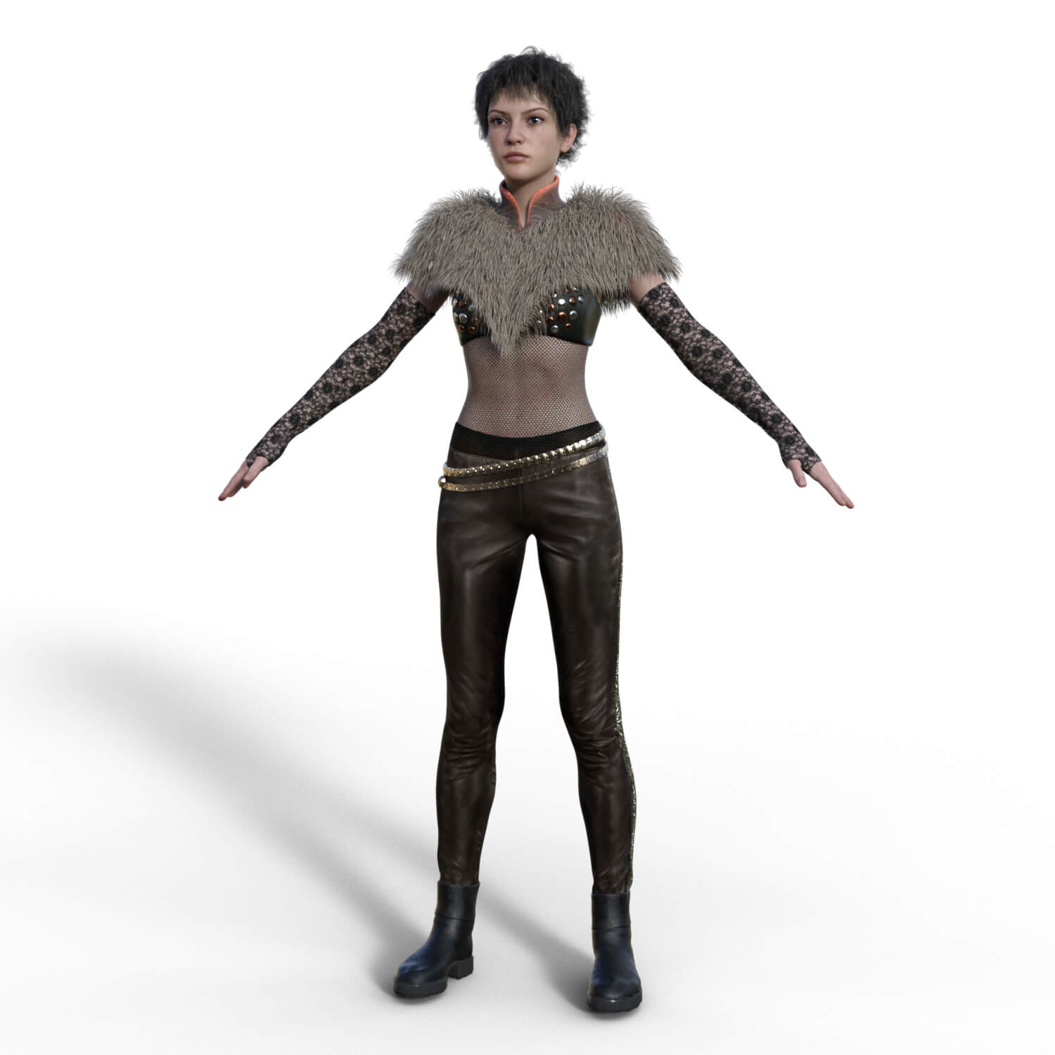 Kora Outfit for G8F and G8.1F - Daz Content by Vyusur