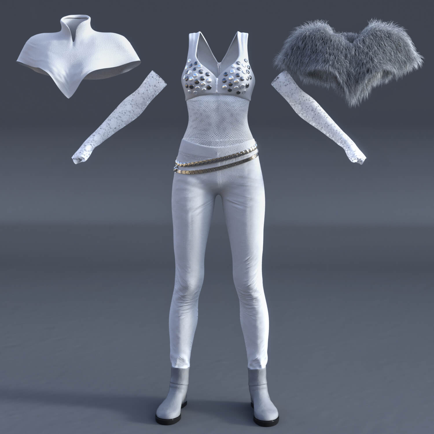 Kora Outfit for G8F and G8.1F - Daz Content by Vyusur