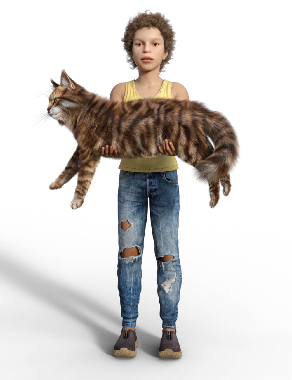 Maine Coon for Cat Zeus - Daz Content by Vyusur