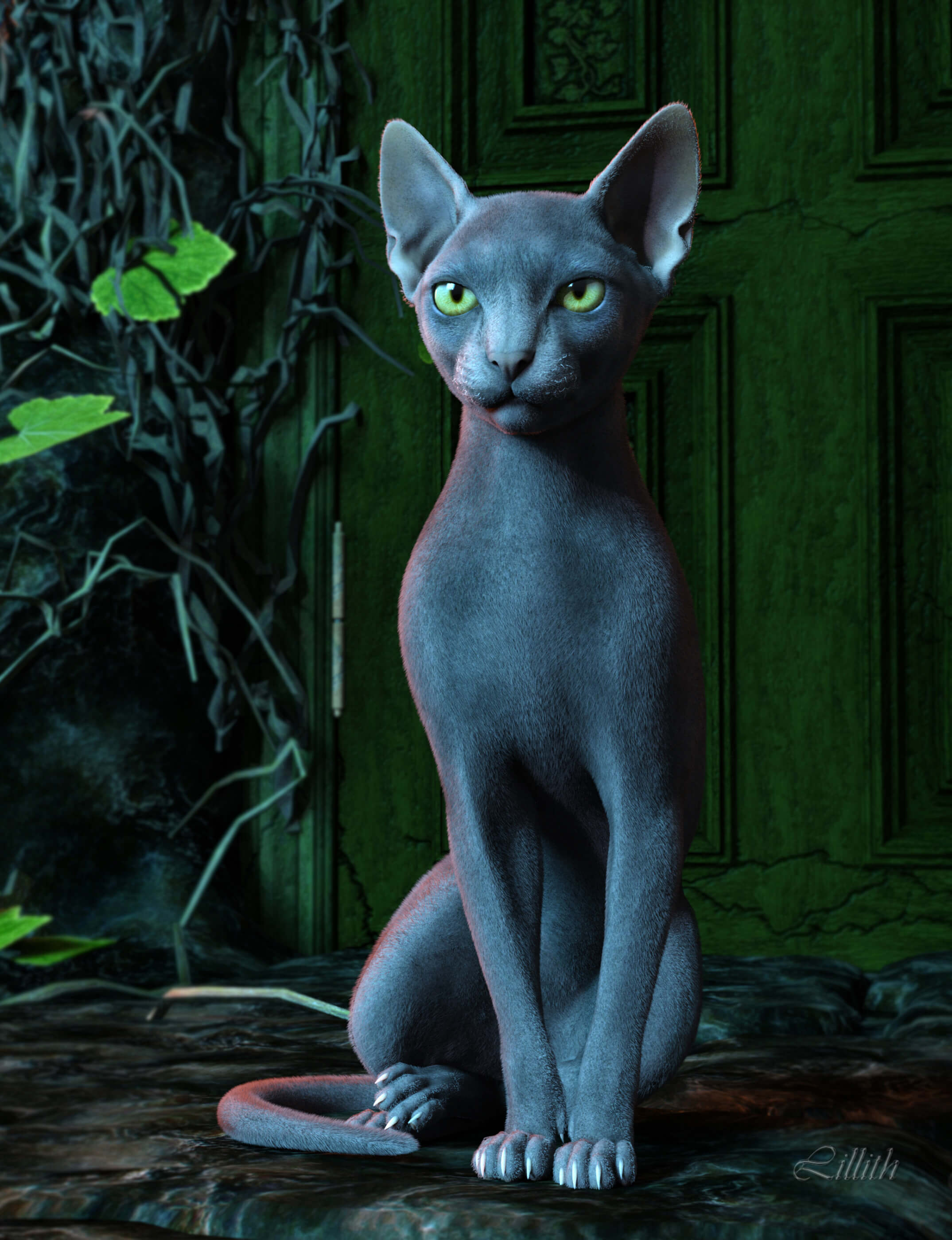 Sphynx for Cat Zeus - Daz Content by Vyusur