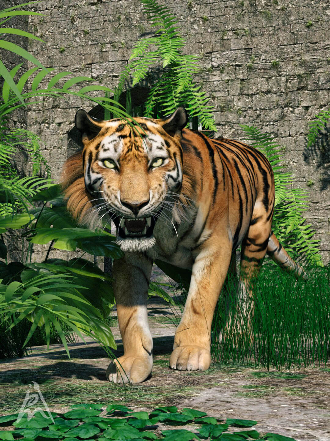 Tom Tiger for DAZ Studio by Vyusur