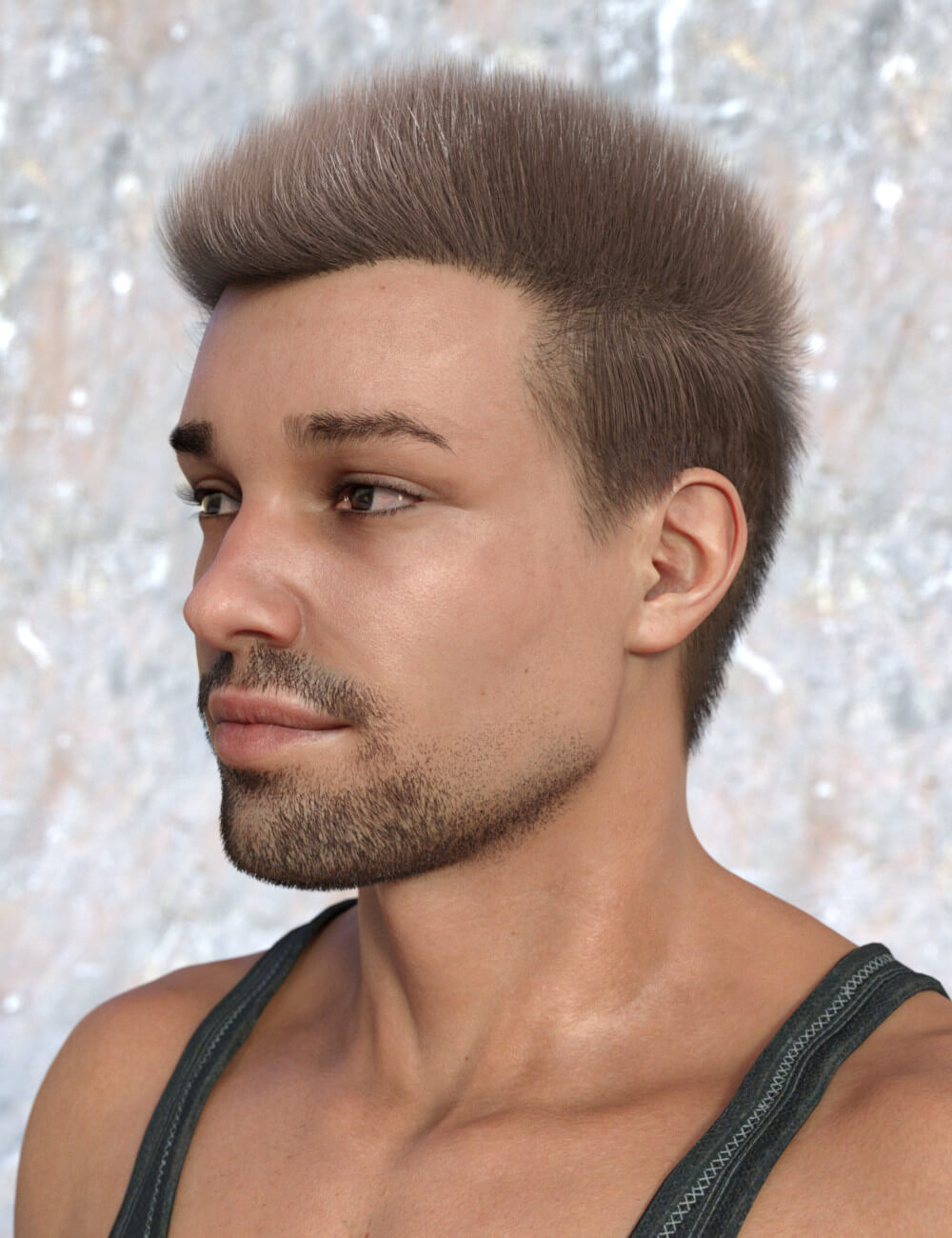 Wilson Hair for Genesis 8 and 8.1 Male - Daz Content by Vyusur