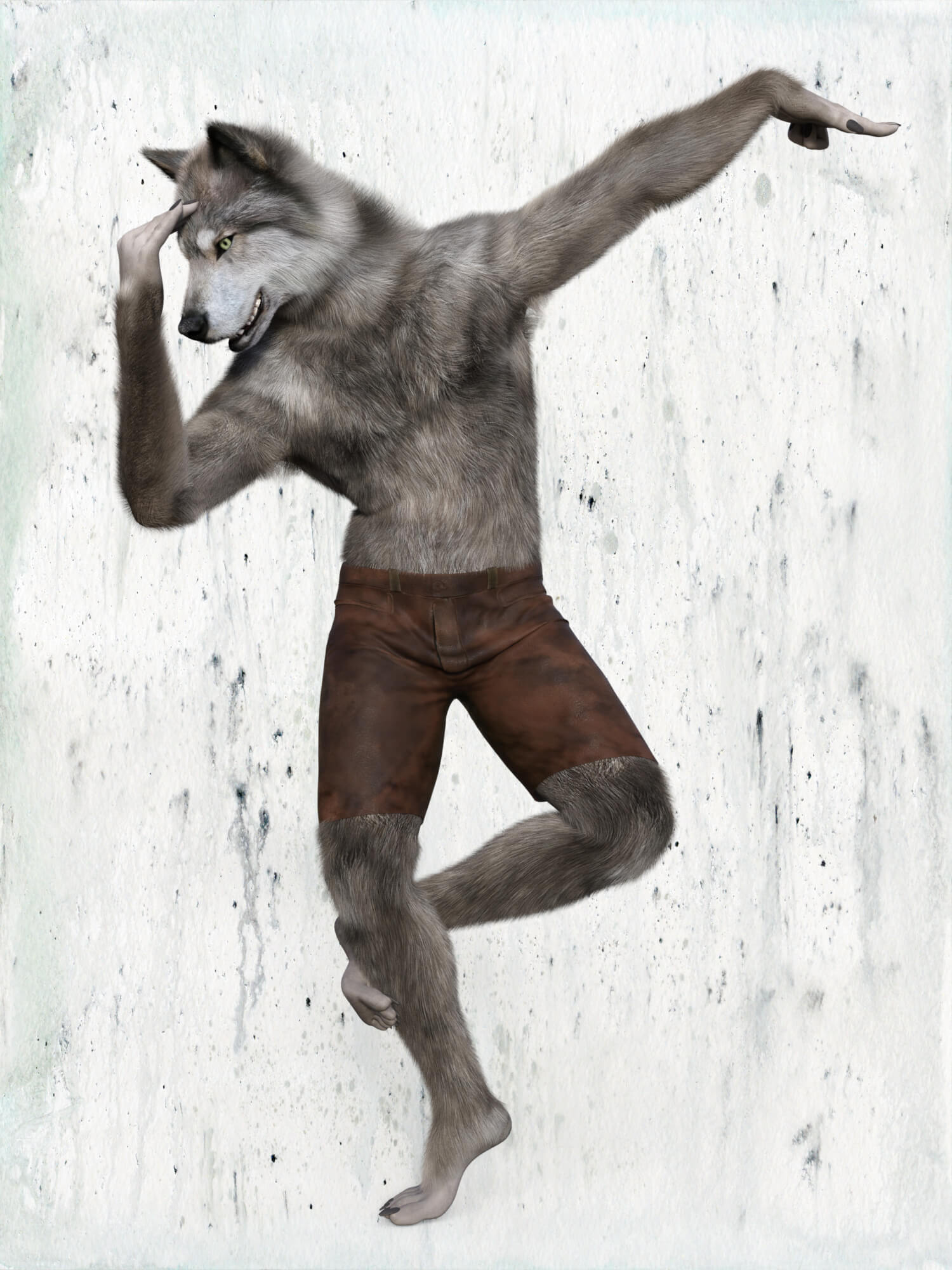 Wolfer Original Figure for DAZ Studio by Vyusur